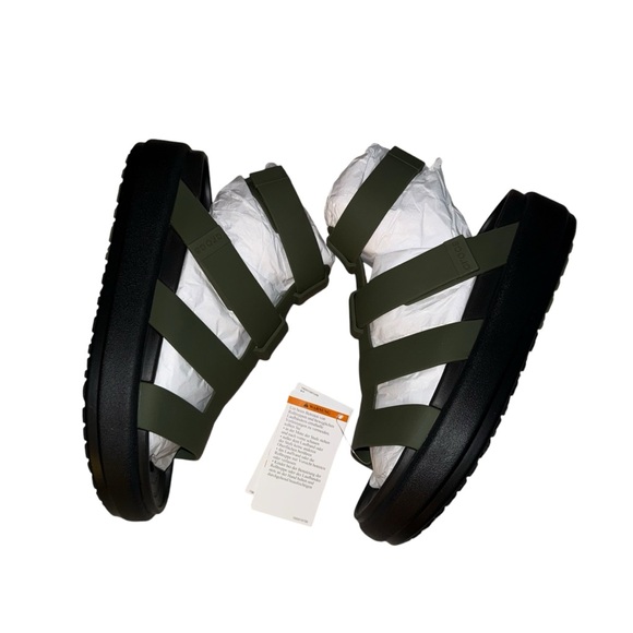 CROCS | Shoes | Brooklyn Luxe Water Resistant Gladiator Fisherman Slide ...
